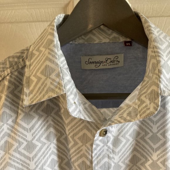 Sovereign Code | Shirts | Mens Short Sleeve Button Down Shirt Medium ...